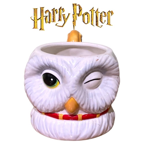 Enesco | Kitchen | Vintage Harry Potter Winking Owl 3d Hedwig Mug ...